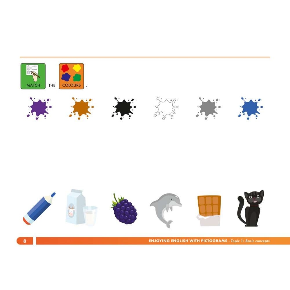 Enjoying English with pictograms 1. Activity book 1 ® Editorial GEU Mexico