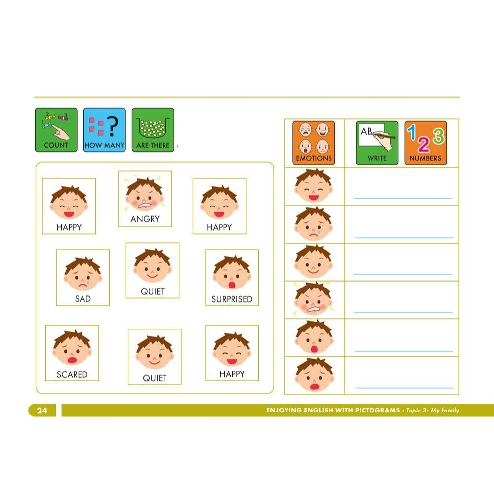 Enjoying English with pictograms 1. Activity book 2 ® Editorial GEU Mexico