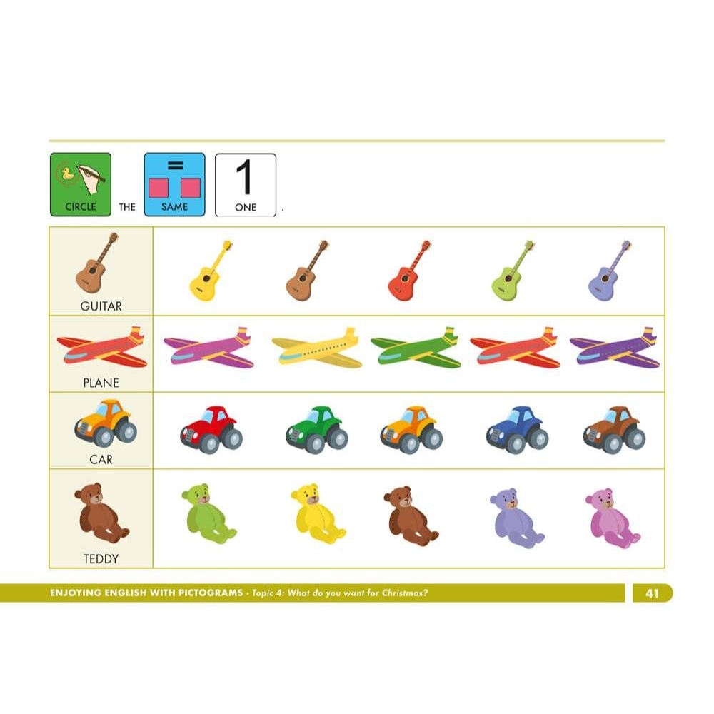 Enjoying English with pictograms 1. Activity book 2 ® Editorial GEU Mexico