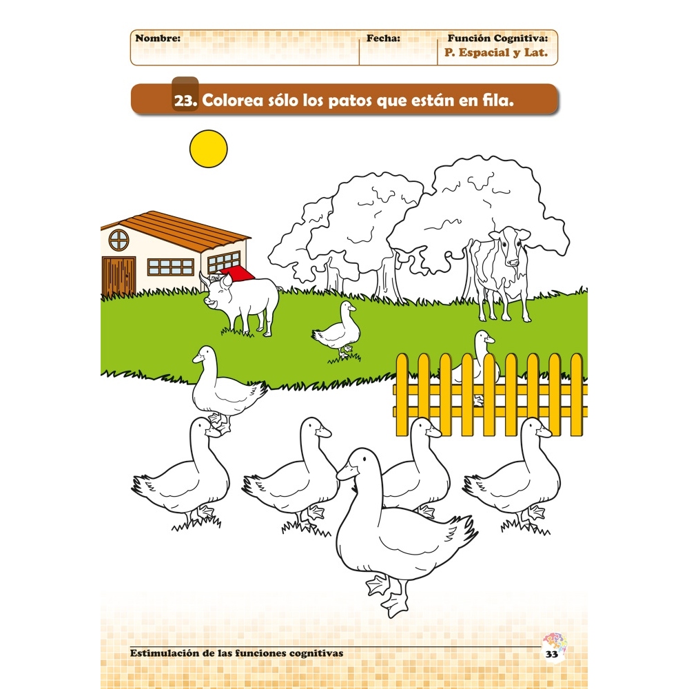 Estimulación de las funciones cognitivas - Percepción espacial ® GEU ® Editorial GEU Mexico