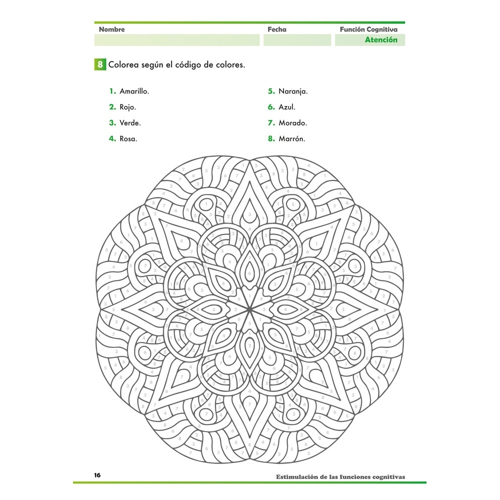 Estimulación de las funciones cognitivas (adultos). Atención ® GEU ® Editorial GEU Mexico