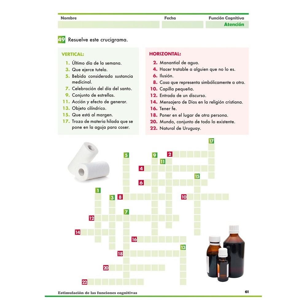 Estimulación de las funciones cognitivas (adultos). Atención ® GEU ® Editorial GEU Mexico