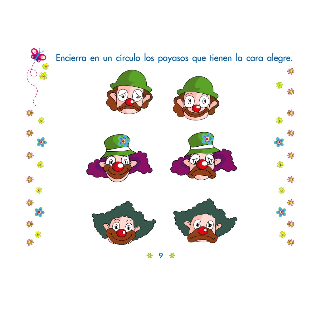 Paquete conceptos básicos 1 en 1º de Preescolar ® Editorial GEU México