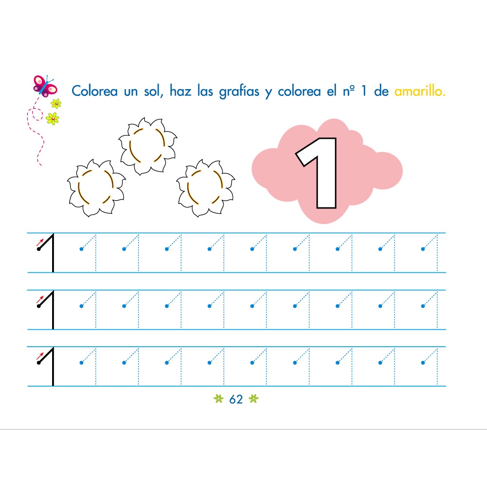 Paquete conceptos básicos 1 en 1º de Preescolar ® Editorial GEU México