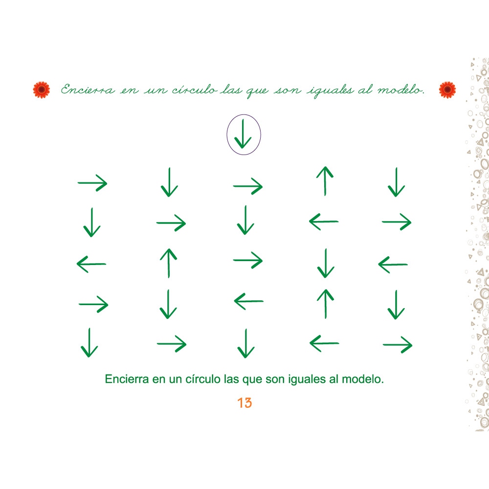 Paquete conceptos básicos 1 en 1º de Preescolar ® Editorial GEU México