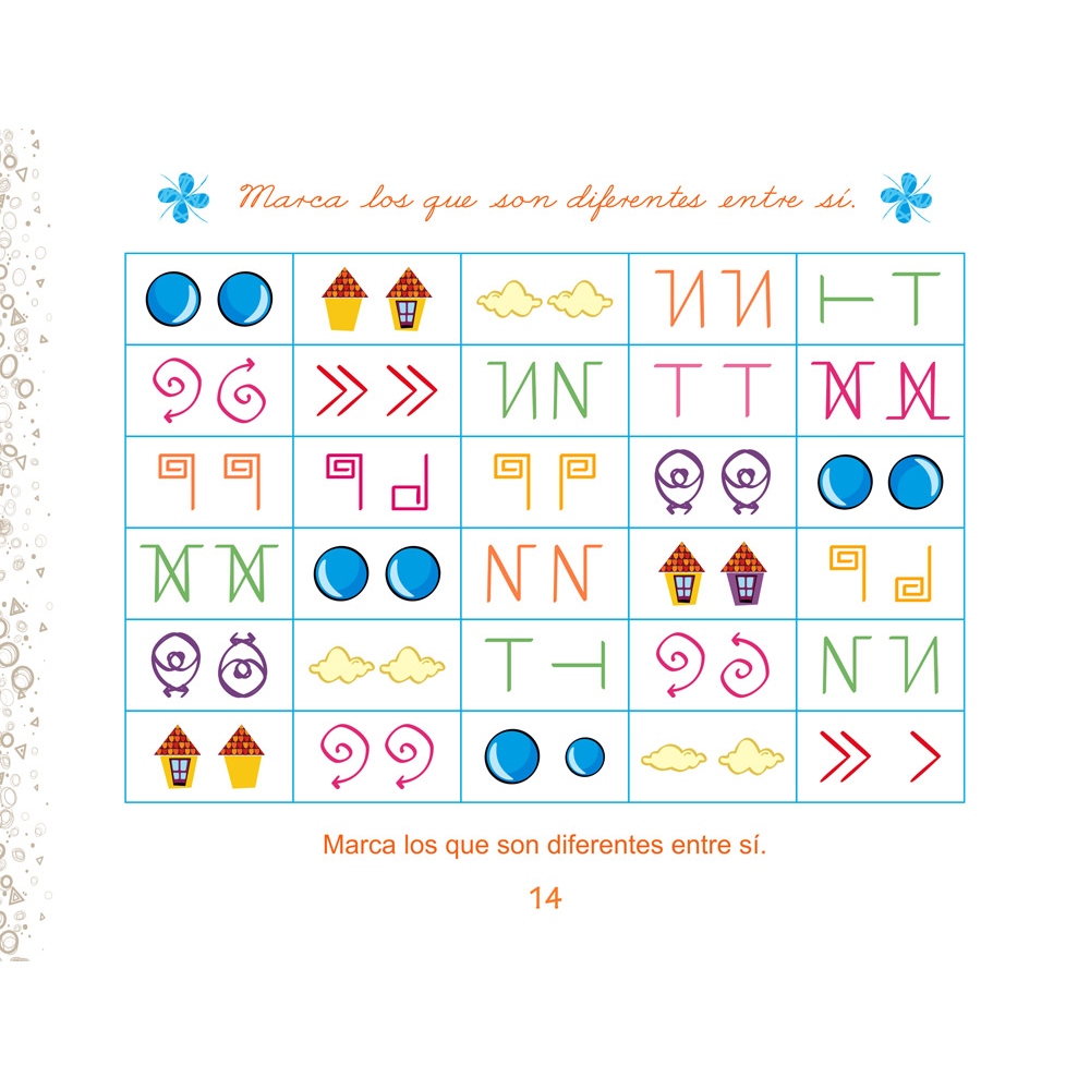 Paquete conceptos básicos 3 para 1º de Preescolar ® Editorial GEU México