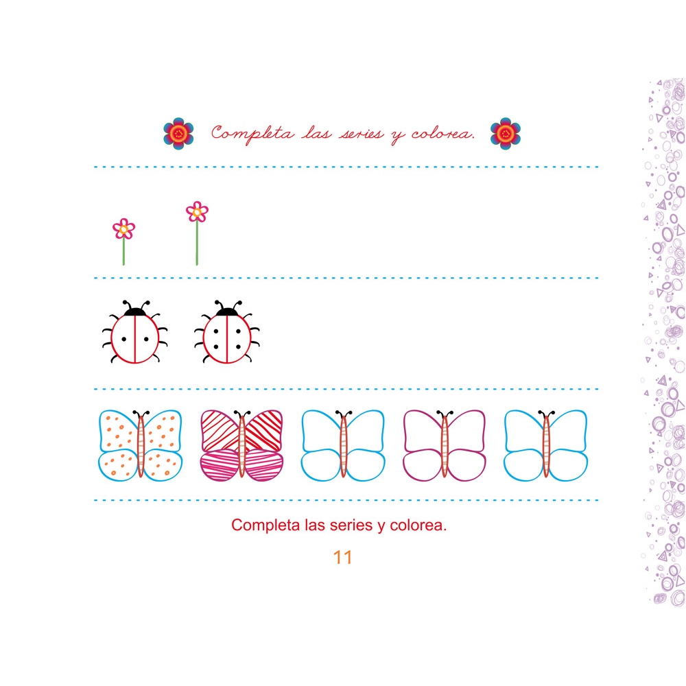 Paquete conceptos básicos 4 en 2º de Preescolar ® Editorial GEU México