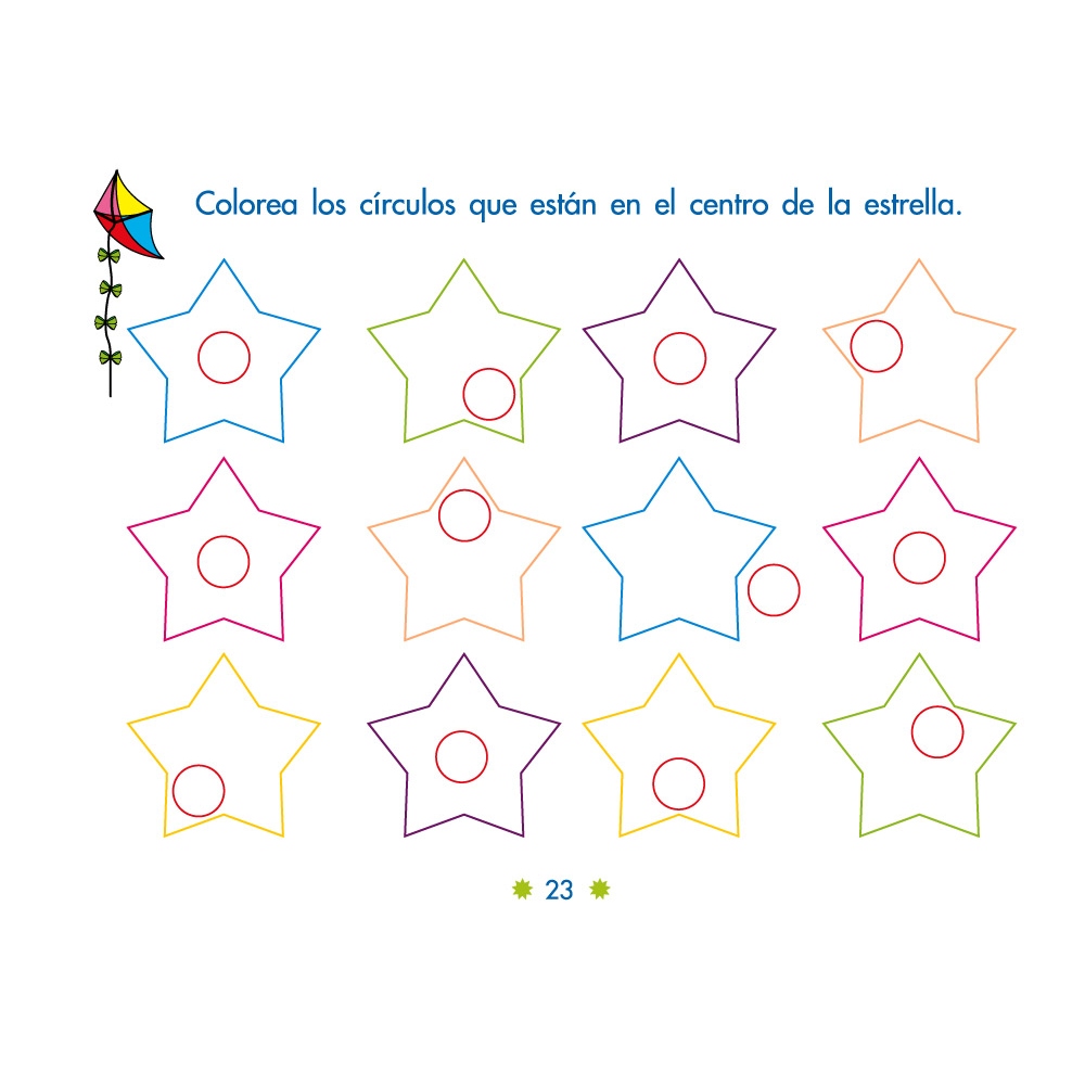 Paquete conceptos básicos 5 en 2º de Preescolar ® Editorial GEU México